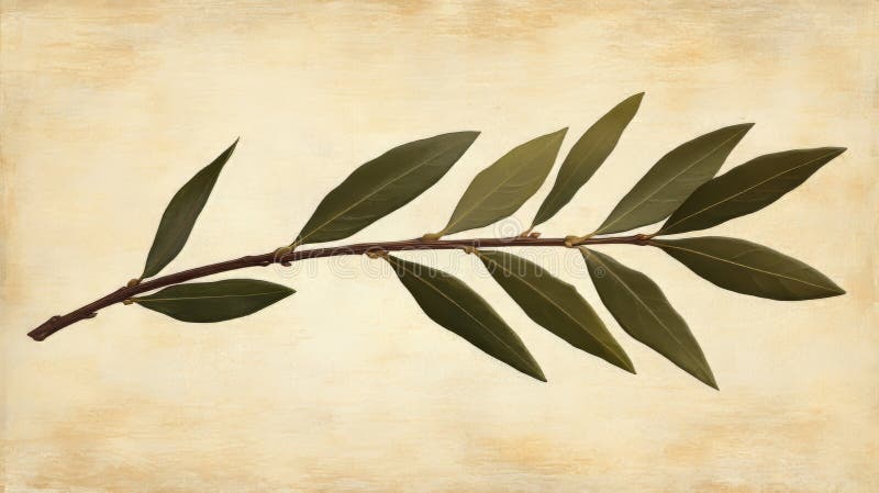 Vintage Olive Branch a Timeless Emblem of Serenity and Tranquility on ...