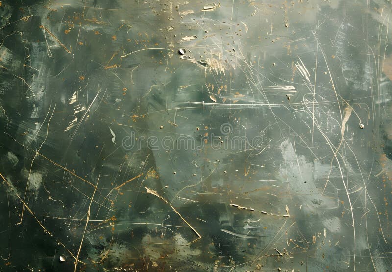 Vintage Olive Green Metal Texture with Scratches and Marks Stock ...