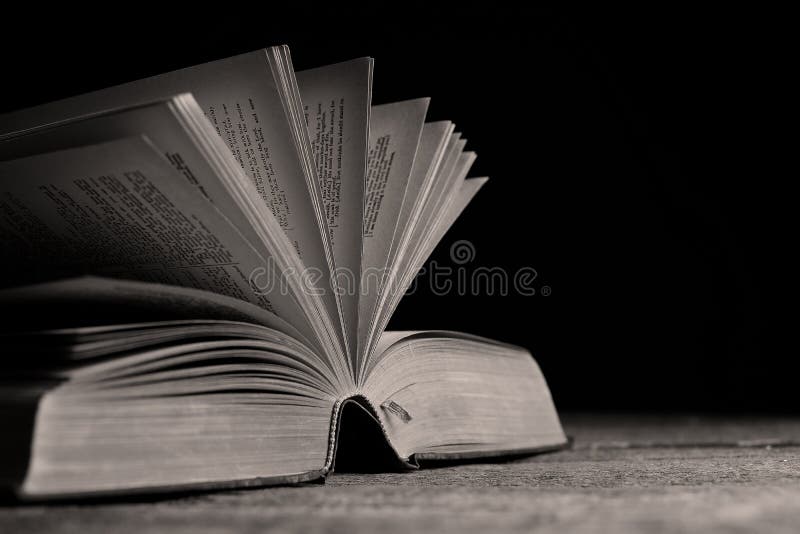 Vintage opened book stock image. Image of books, opened - 96860377