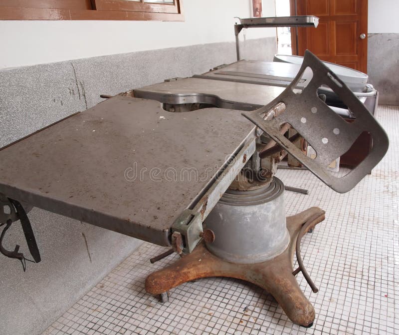 Vintage Operating Table stock photo. Image of equipment - 13324162