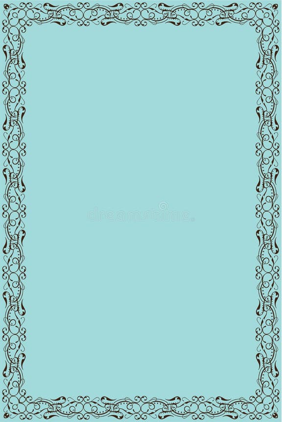 Vintage orient frame stock vector. Illustration of drawing - 45266371
