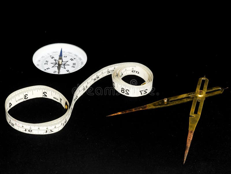 Vintage Orientation Tools stock image. Image of vintage - 244210559