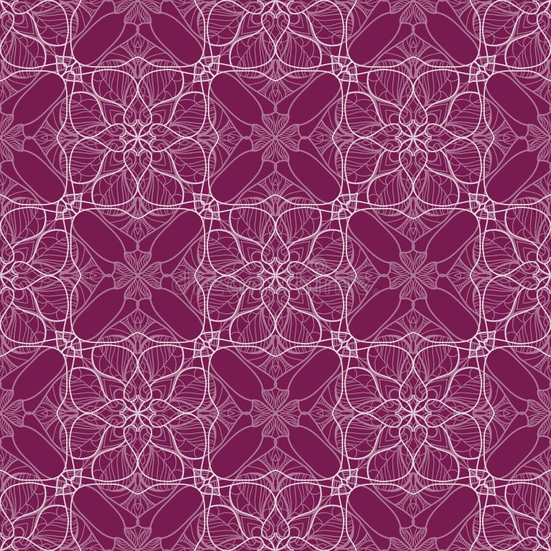 Vintage Ornamental Pattern with Light Decorative Elements Stock Vector ...