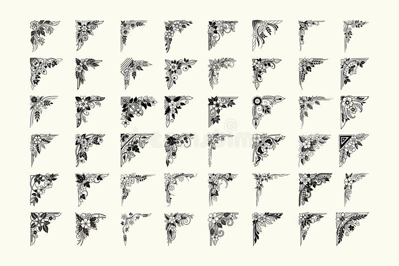 monogram border ideas