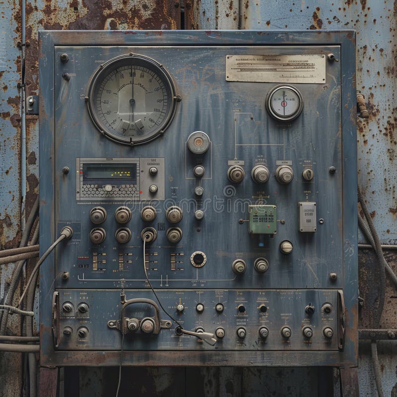 Vintage Oscilloscope, Retro Electrical Device, Generative AI ...