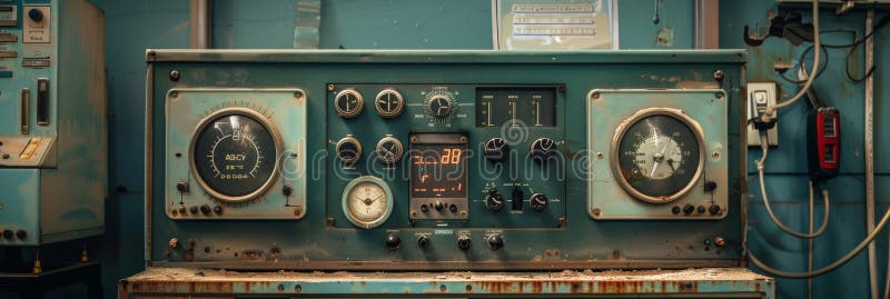 Vintage Oscilloscope, Retro Electrical Device, Generative AI ...