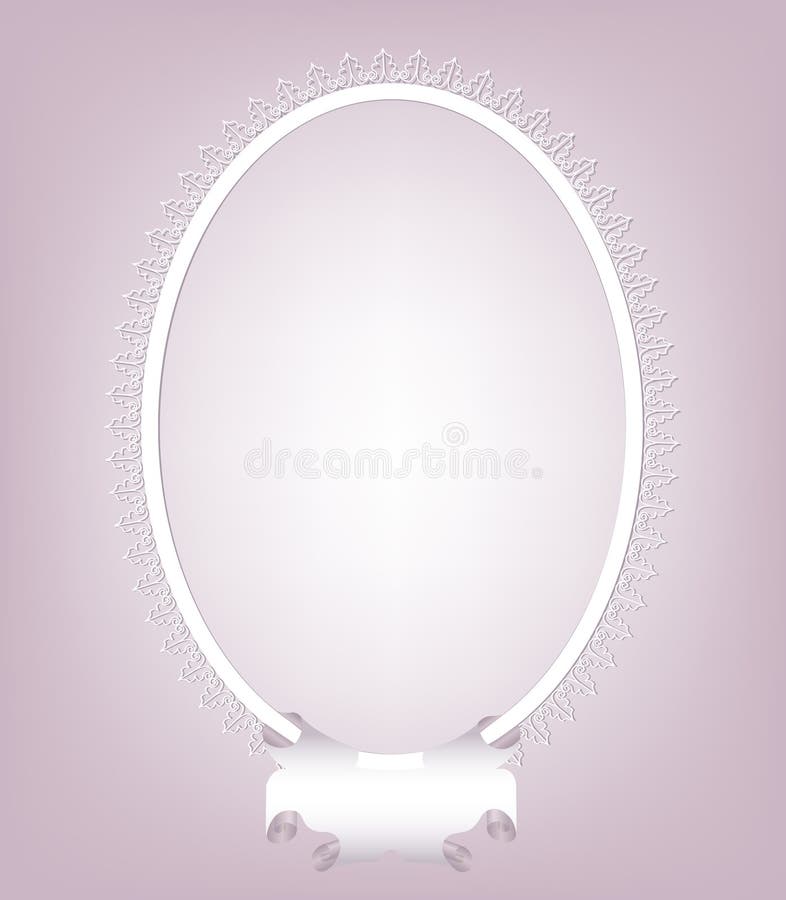 Vintage oval frame stock vector. Illustration of classic - 68956808