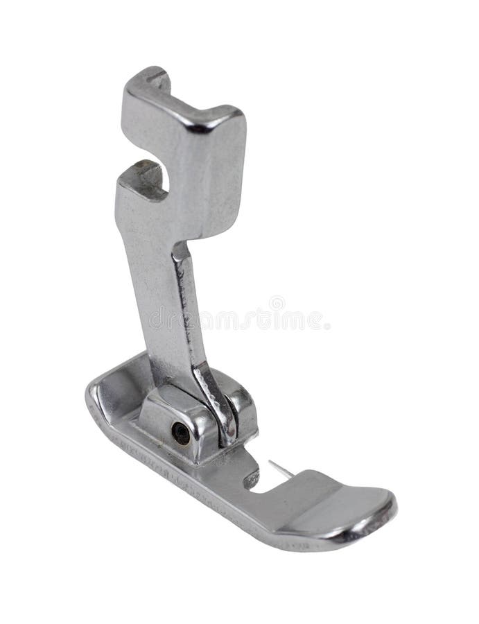 Vintage Over Edge Presser Foot at an Angle Stock Photo - Image of ...