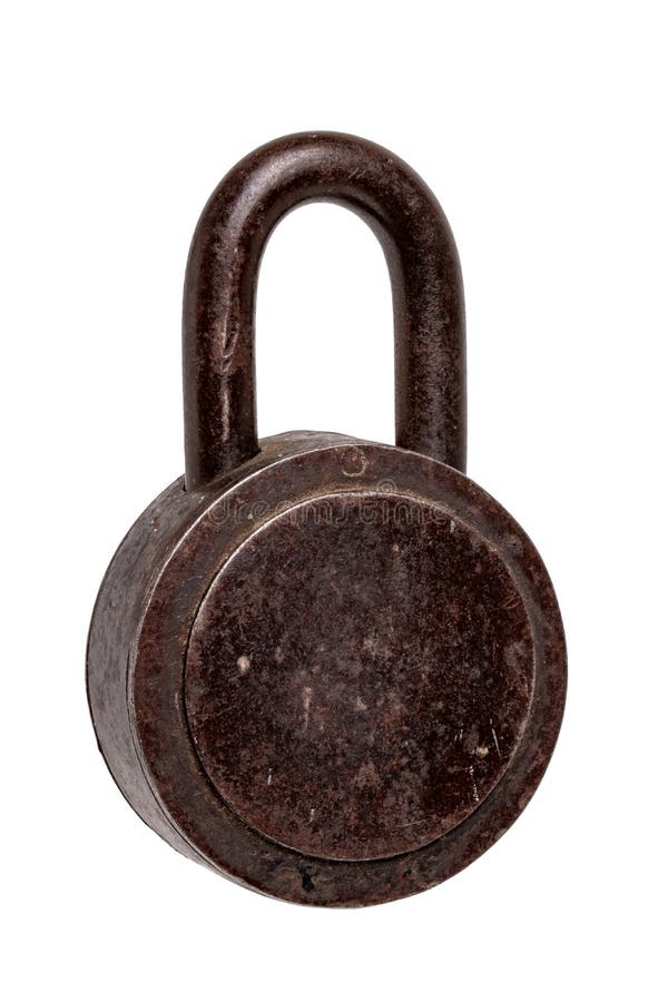 Ancient padlock and key stock photo. Image of security - 2546386