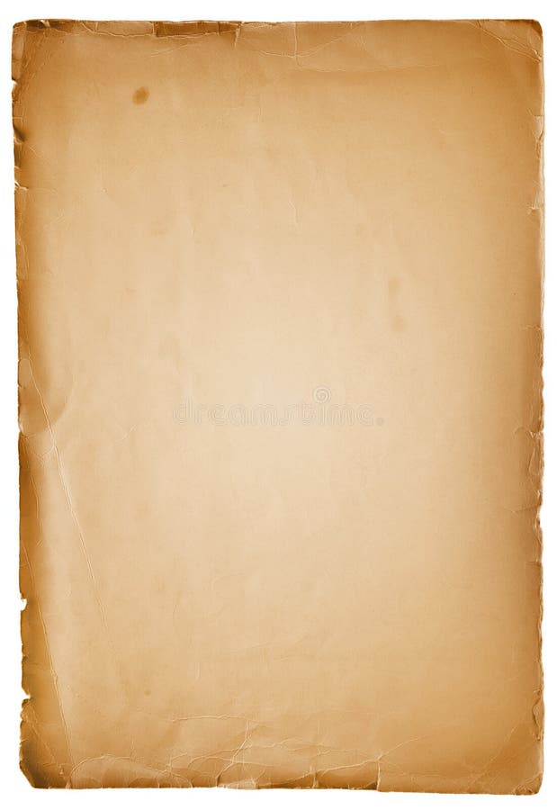 Old Paper Page with Torn Edges Stock Photo - Image of yellow, torn: 2669786