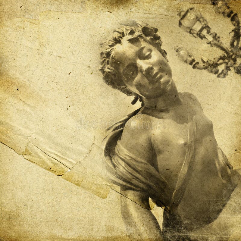 Vintage parisian almum stock image. Image of city, bridge - 16635741