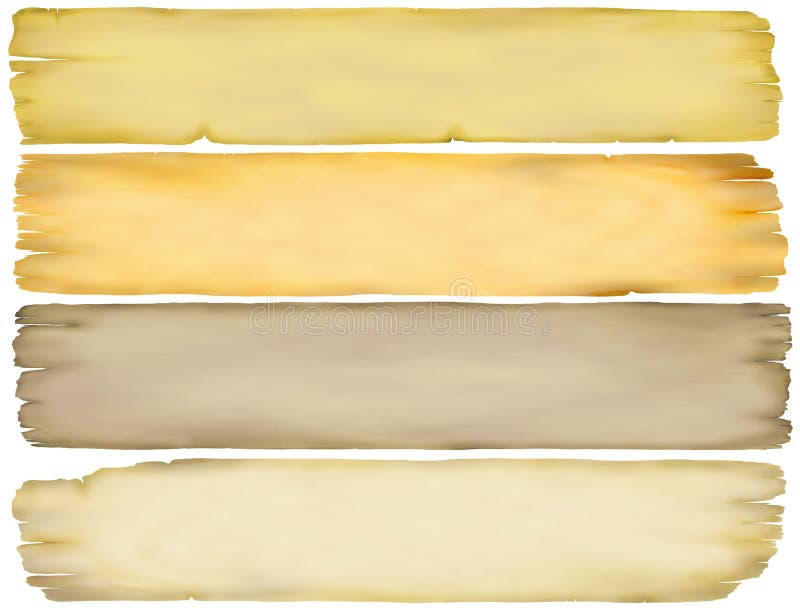 Vintage Paper Banners stock photo. Image of vintage, parchment - 31541840