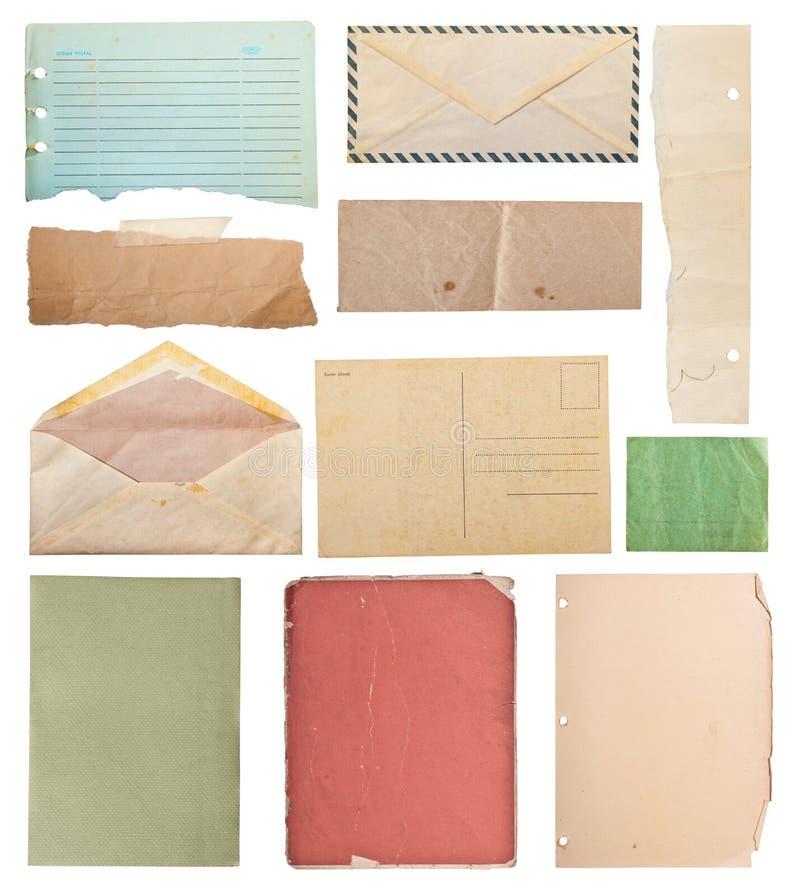 Antique Paper Collection stock image. Image of envelope - 15876567
