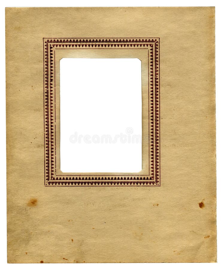 Vintage Paper with Frame stock photo. Image of ancient - 29987030