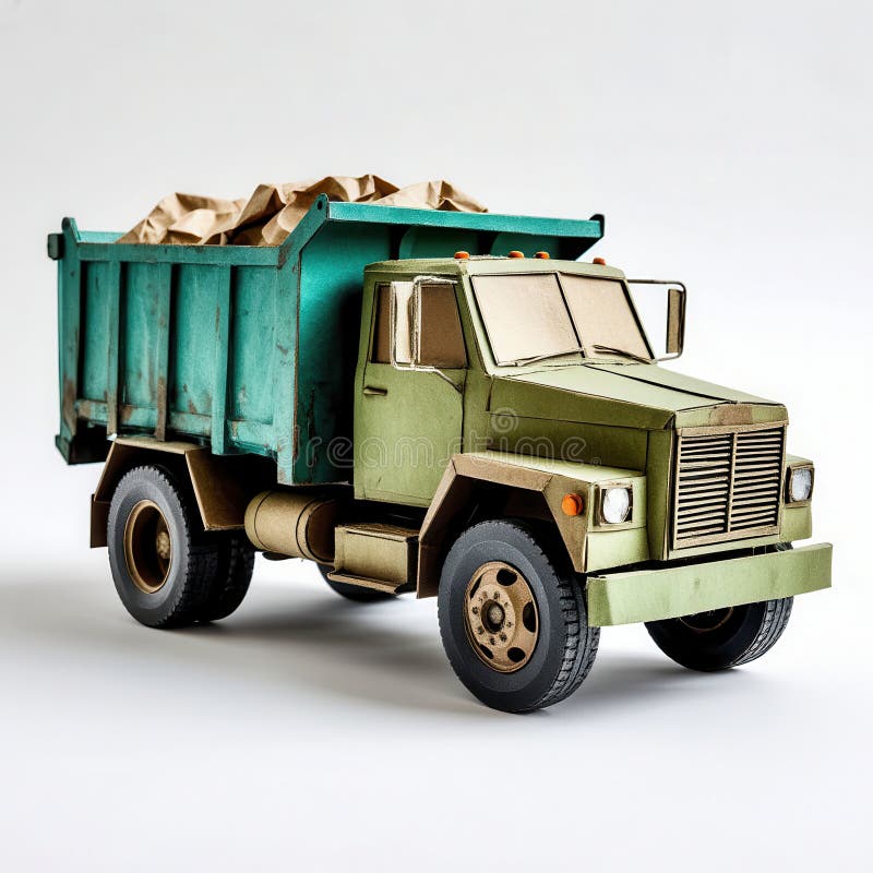 Vintage Paper Garbage Truck Stock Photos - Free & Royalty-Free Stock ...