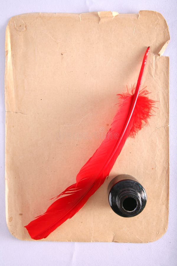 Vintage Paper with Ink Feather and Inkwell Stock Photo - Image of ... Vintage Paper with Ink Feather and Inkwell Stock Photo - Image of ...