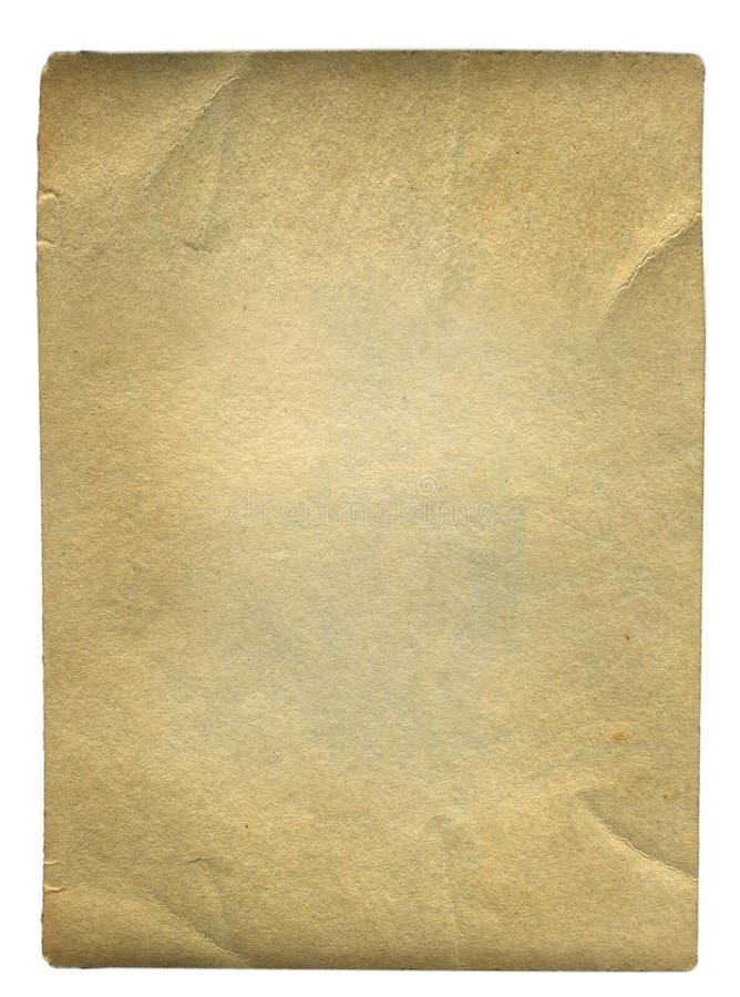 Vintage Paper Isolated stock photo. Image of macro, card - 36222332