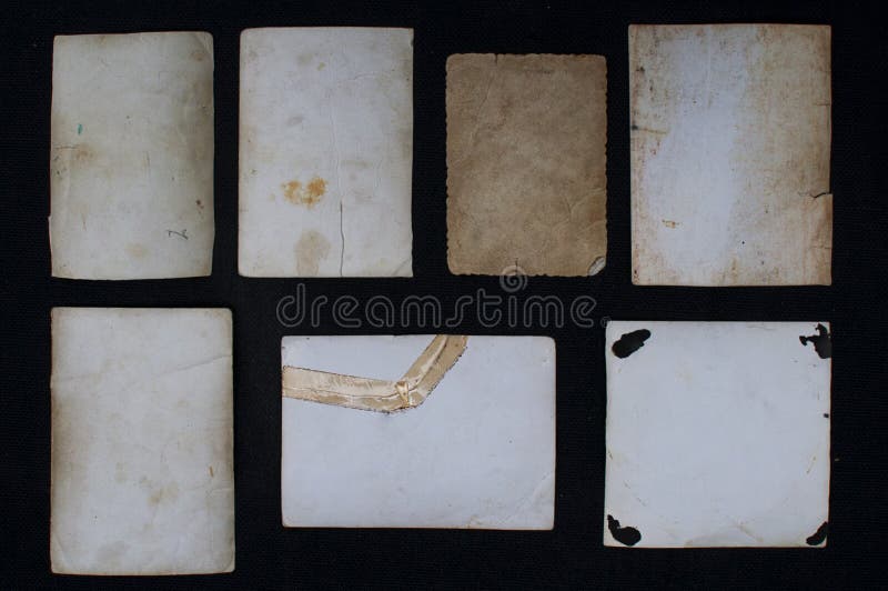 Vintage paper notes stock photo. Image of background - 26581604
