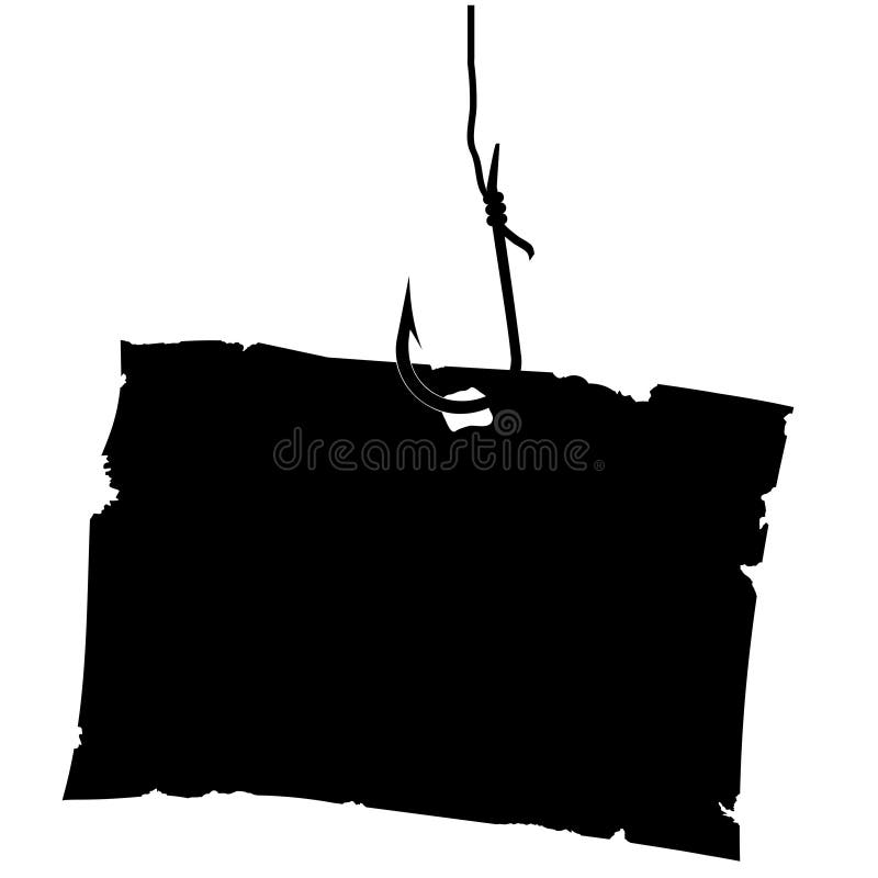 Vintage Paper Sheet on Hook. Stock Vector - Illustration of pierce ...