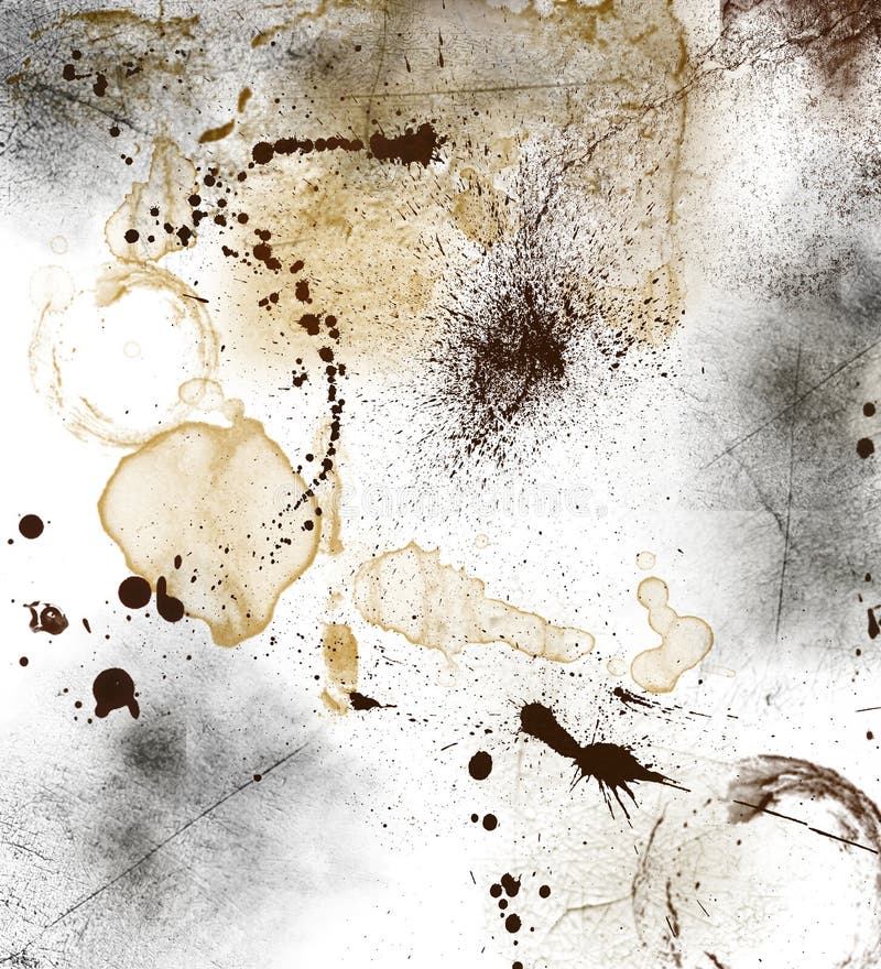 Paper Stained Background with Ink Stock Illustration - Illustration of ...