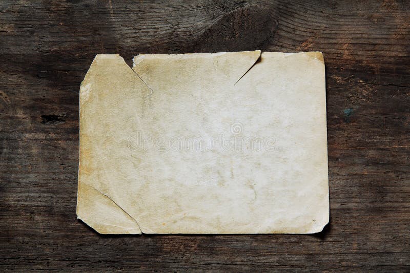 Vintage Paper on Wood Texture Stock Photo - Image of page, paperboard ...