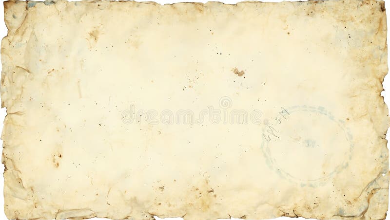 Vintage Parchment Paper with Ink Marks and Stains Aged and Weathered ...