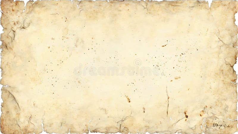 Vintage Parchment Paper with Ink Marks and Stains Aged and Weathered ...
