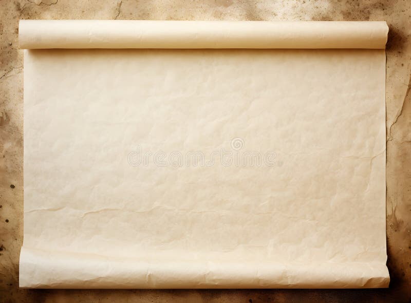 Vintage Parchment Scroll Background Texture Stock Illustration ...