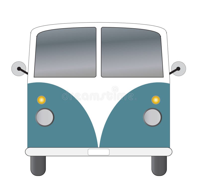 Old Van Front View Stock Illustrations – 374 Old Van Front View Stock ...