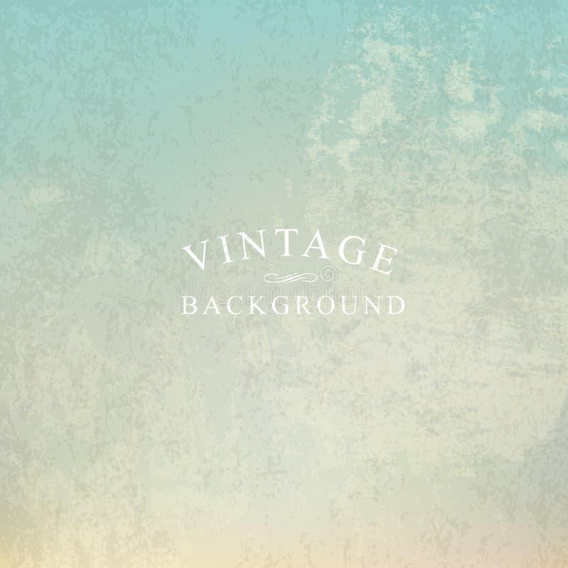 Vintage Pastel Background with Sample Text Template Stock Vector ...