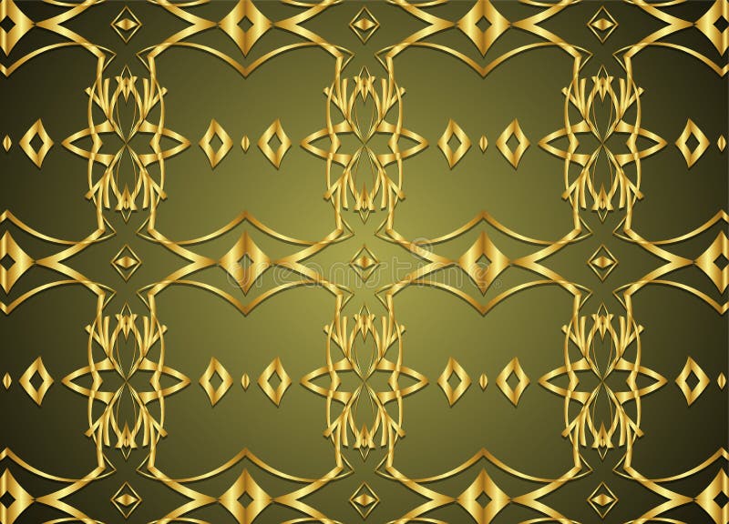 Vintage Pattern Backgrounds. Stock Vector - Illustration of fashion ...