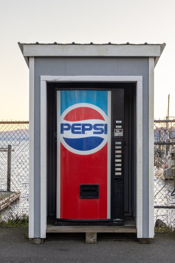 Vintage Pepsi Cola Vending Machine Editorial Photography - Image of ...