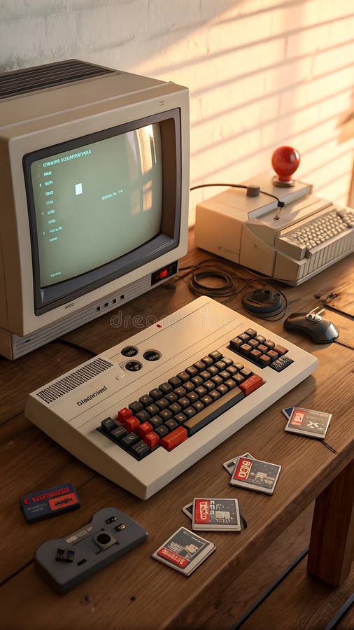 Personal Computer Retro Stock Illustrations – 3,369 Personal Computer ...