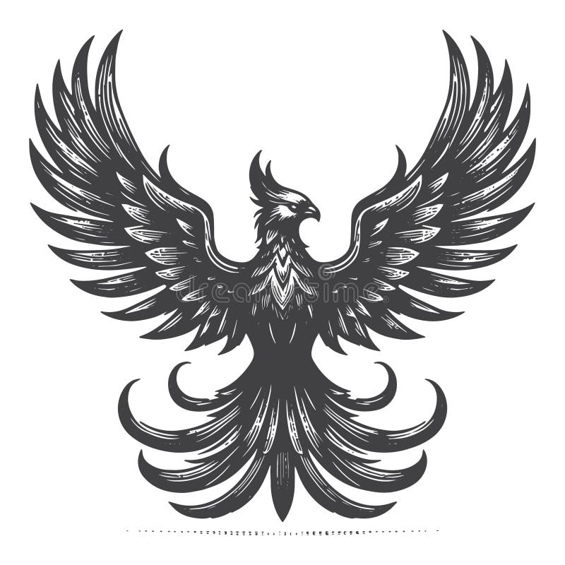 Flying owl front view stock vector. Illustration of mystic - 170798478