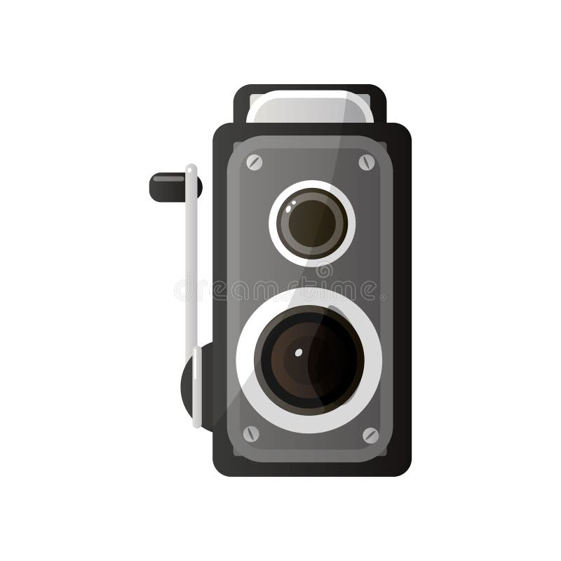 Vintage Photo Camera Vector Illustration. Digital Photo Cameras Stock ...