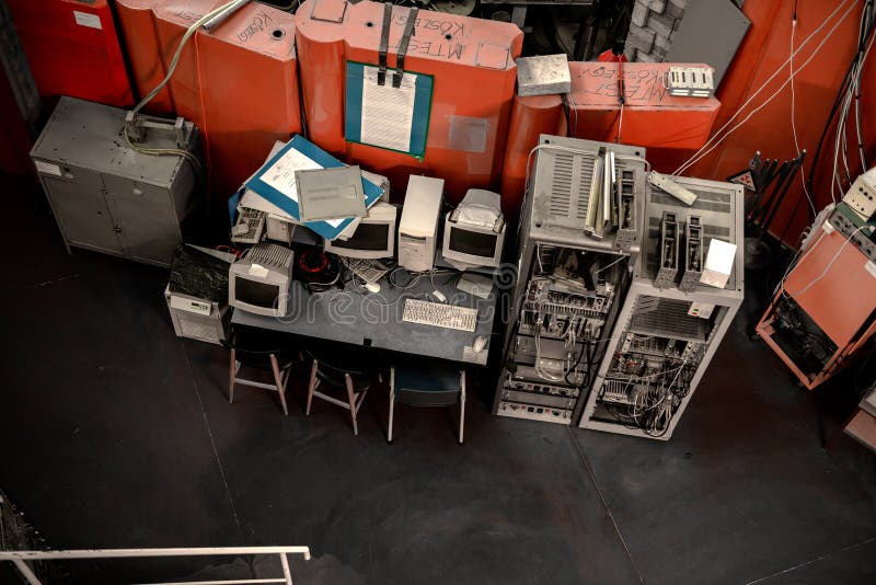 Vintage Photo of Obsolete Technology Stock Image - Image of computing ...