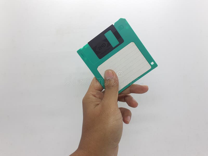 Vintage Photo Realistic Small Electronic Magnetic Floppy Disk for Old ...