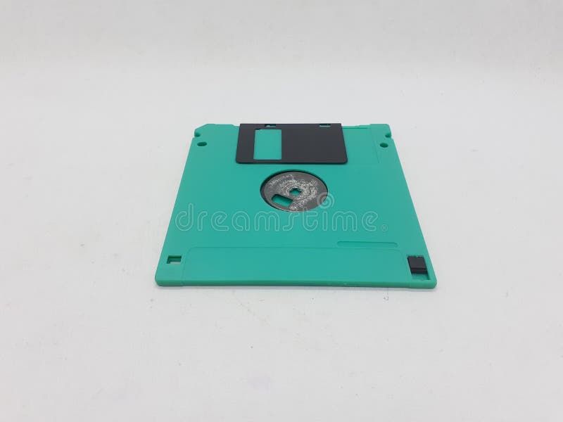 Vintage Photo Realistic Small Electronic Magnetic Floppy Disk for Old ...