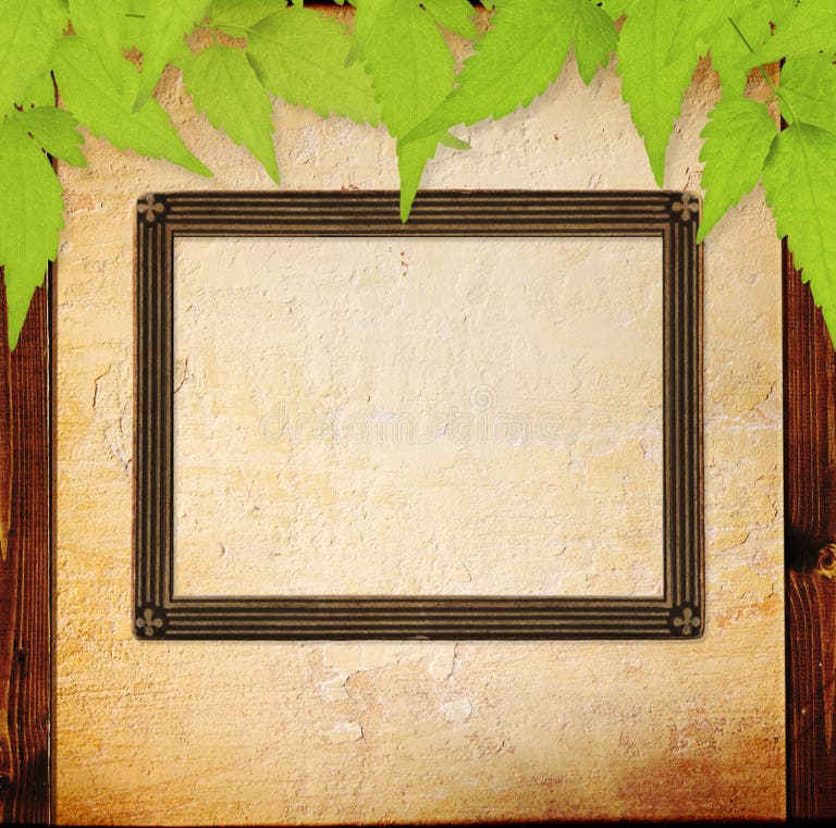 Vintage photoframe stock illustration. Illustration of culture - 14245256