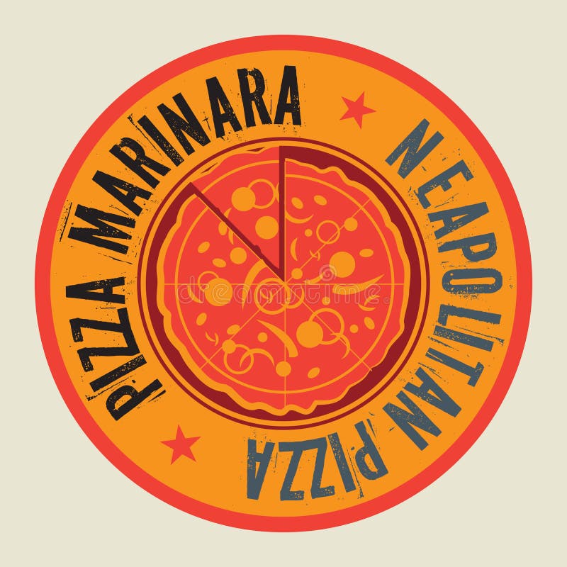 Vintage Pizza Stamp or Tag with Text Neapolitan Pizza Stock Vector ...