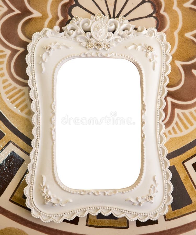Vintage Plaster Frame stock image. Image of ivory, object - 188644175