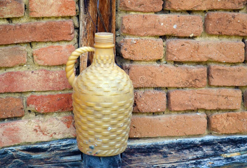 Vintage Plastic Water Container for Multiple Use Stock Image - Image of ...