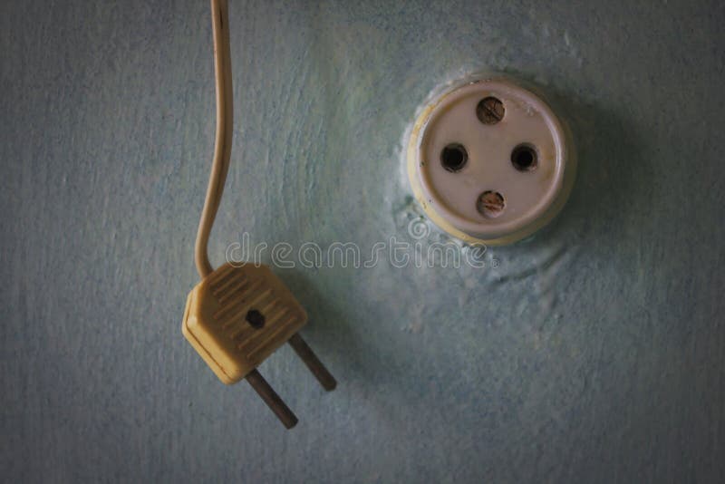 Vintage Plug Ceramic Fuses stock image. Image of white - 81104435