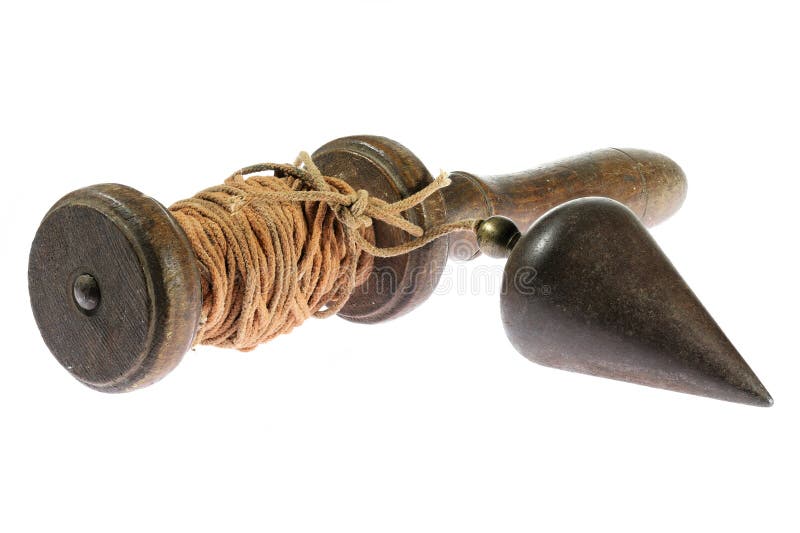 Plumb bob stock image. Image of used, tool, string, masonry - 263849321