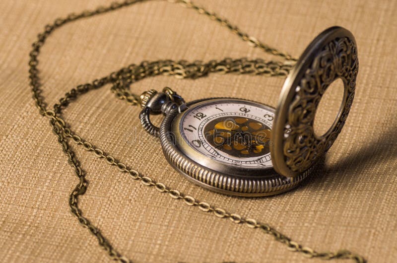 Vintage pocket clock stock image. Image of antique, pocket - 67711089