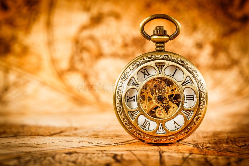 Old-fashioned pocket watch stock image. Image of pocket - 13438447