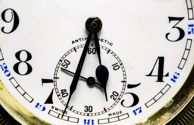 Vintage Pocket Watch Hands stock image. Image of timer - 272478977
