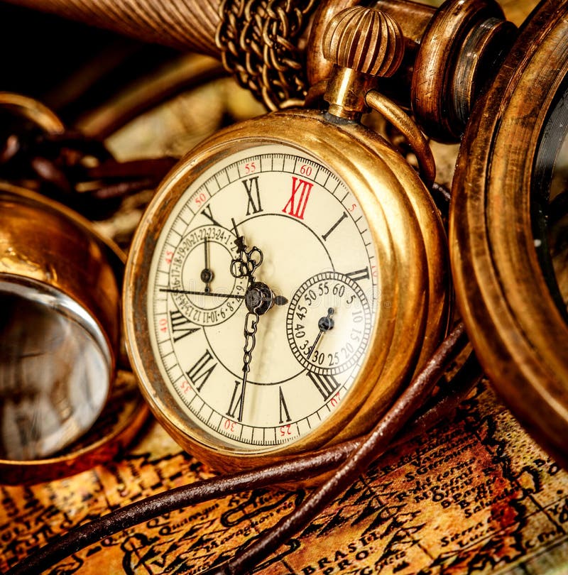 Vintage pocket watch stock photo. Image of clock, circle - 39940124