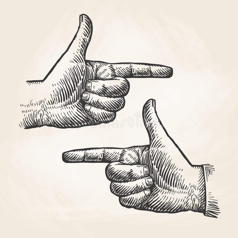 Vintage Pointer Finger