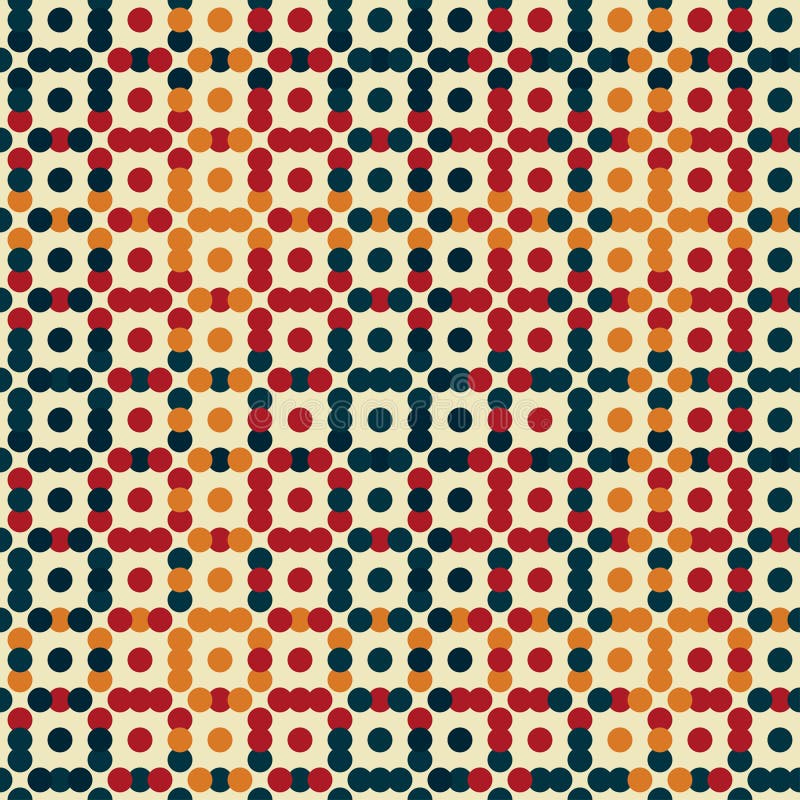 Vintage Points Seamless Pattern Stock Vector - Illustration of holiday ...